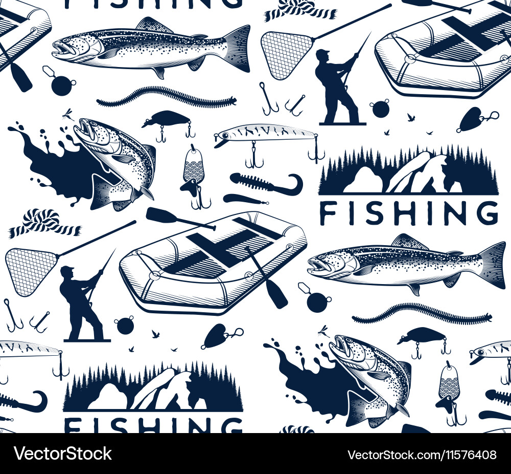 Fishing Royalty Free Vector Image - VectorStock