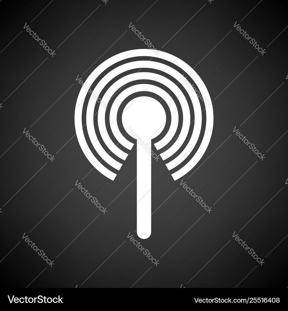 Radio antenna icon Royalty Free Vector Image - VectorStock