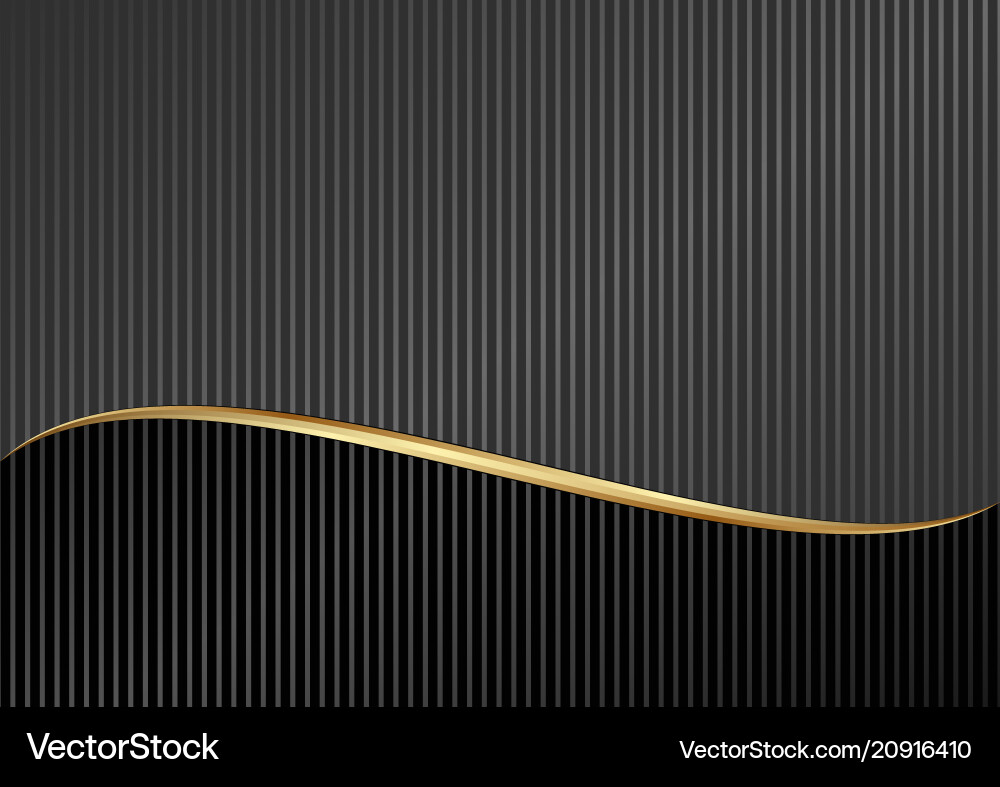 Black background with curved divider Royalty Free Vector