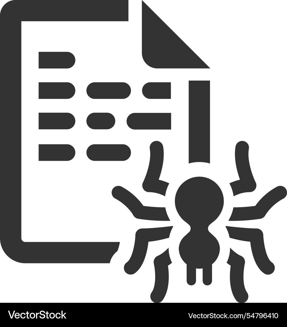 File malware icon Royalty Free Vector Image - VectorStock