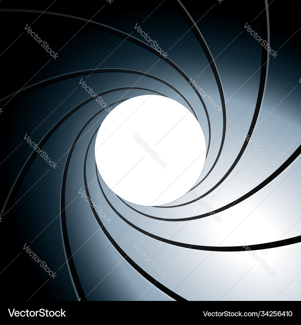 James Bond Gun Barrel Drawing