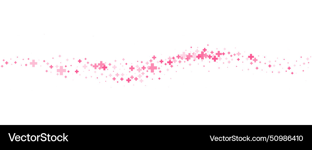 Medical cross and plus background abstract Vector Image