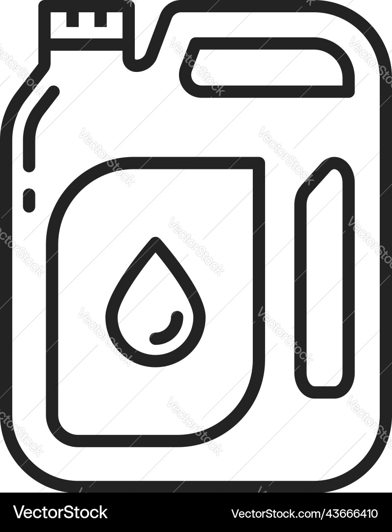 Oil Can Icon - Automotive Royalty Free Vector Image