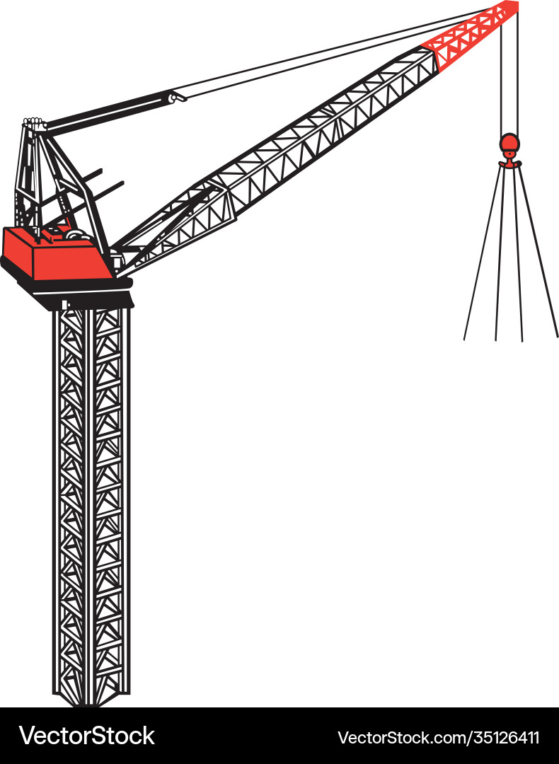 Crane Royalty Free Vector Image - VectorStock