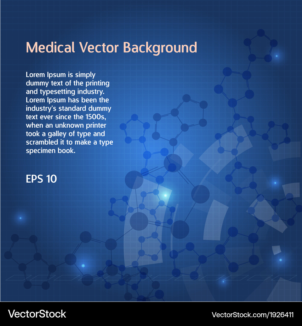 Medical background Royalty Free Vector Image - VectorStock