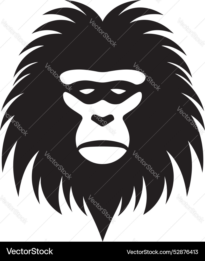 Baboon majesty mark clan insignia Royalty Free Vector Image