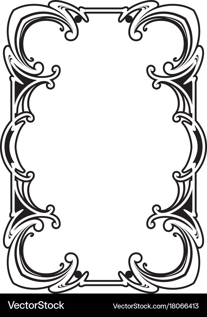 Frame design Royalty Free Vector Image - VectorStock