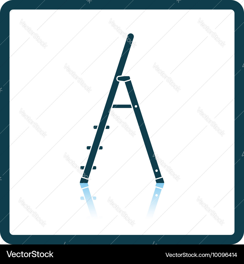 Construction ladder icon Royalty Free Vector Image