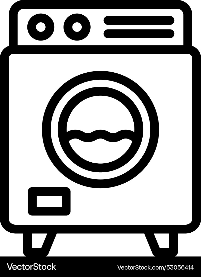 Washing machine icon design Royalty Free Vector Image