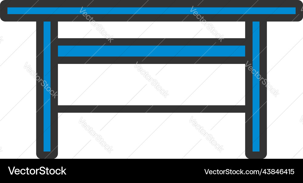 Boss office table icon Royalty Free Vector Image