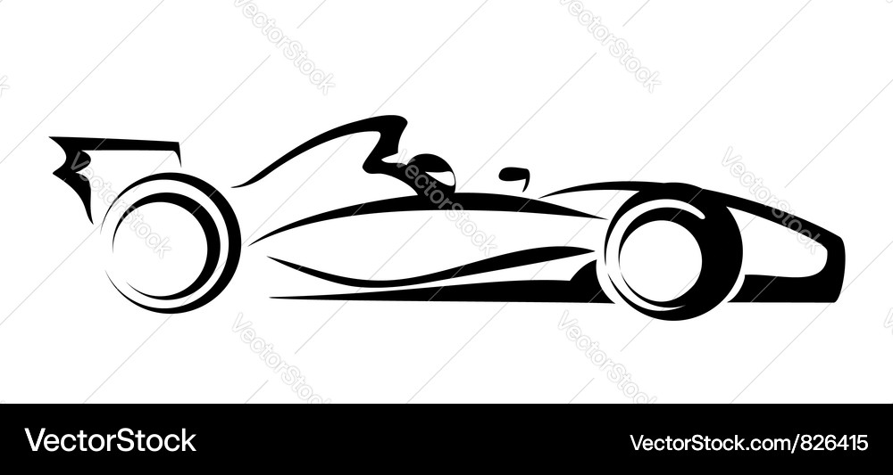 Formula 1 Royalty Free Vector Image - VectorStock