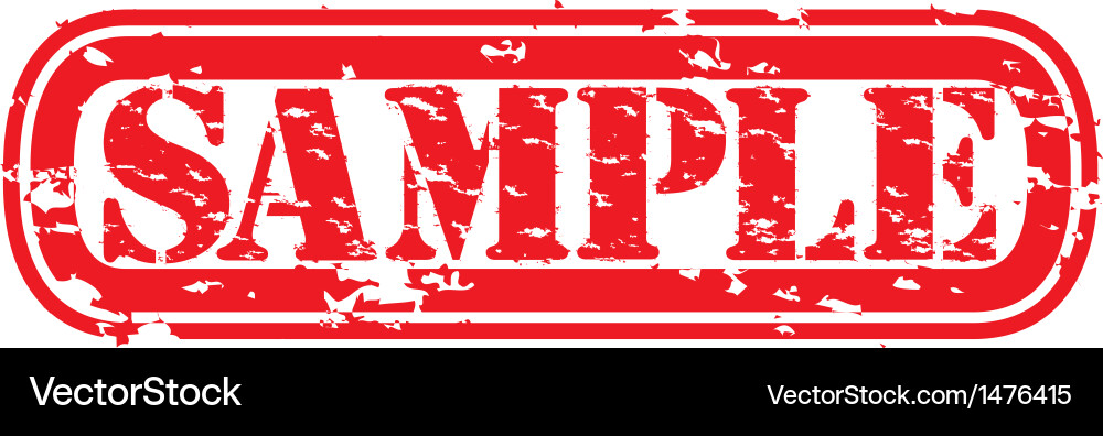 Sample stamp Royalty Free Vector Image - VectorStock