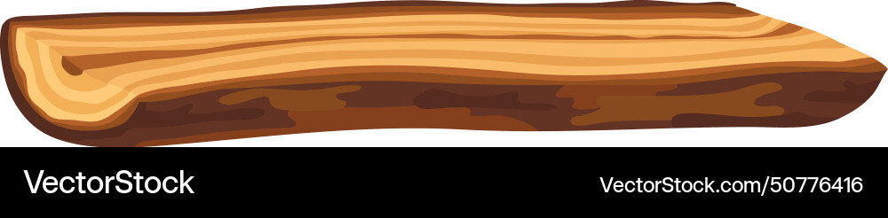 Cartoon timber natural material cutted firewood Vector Image