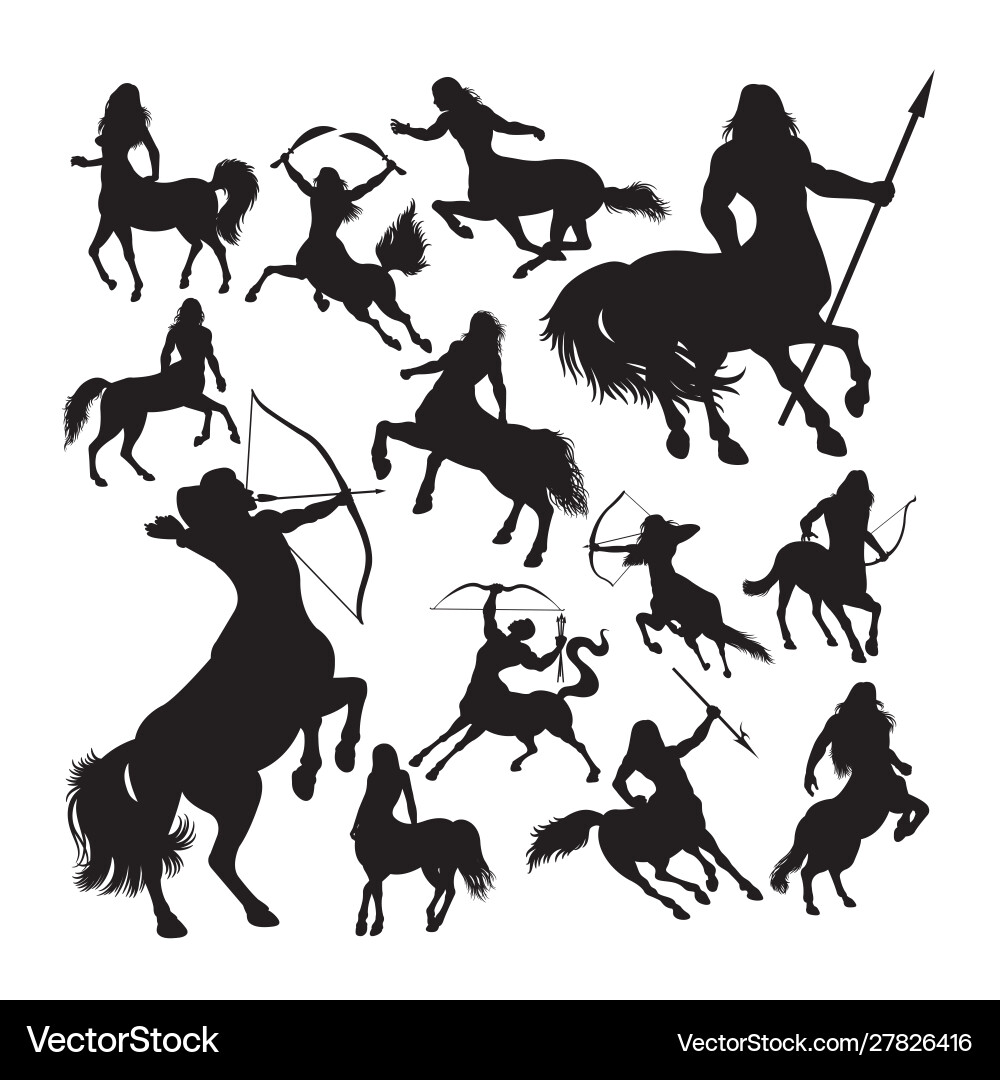 Female Centaur Vector Images (97)