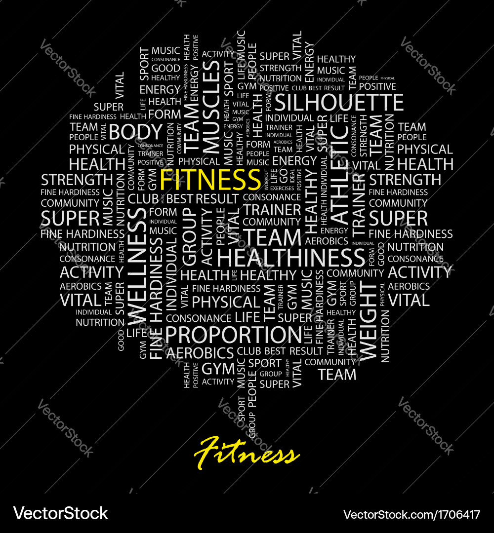Fitness Royalty Free Vector Image - VectorStock