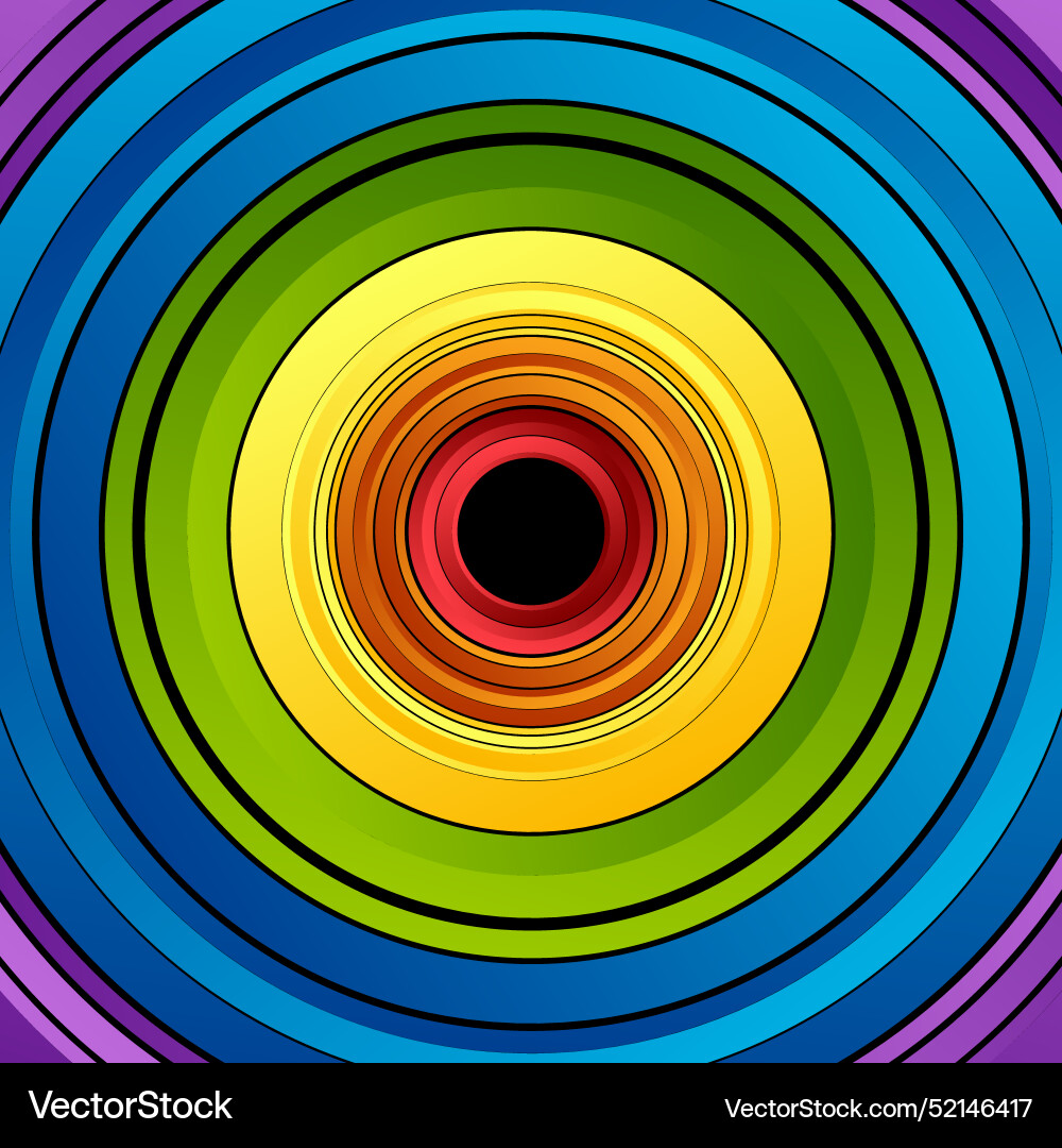Lgbtq pride month abstract circles Royalty Free Vector Image