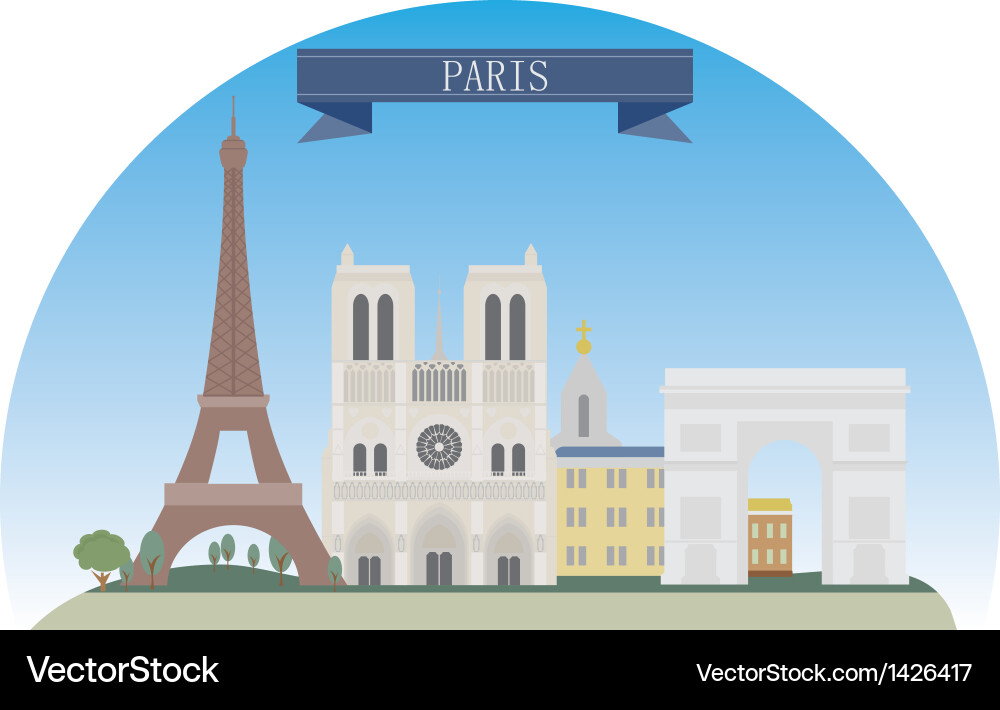 Paris Royalty Free Vector Image - VectorStock