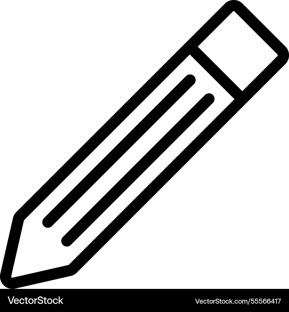 Pencil edit icon Royalty Free Vector Image - VectorStock