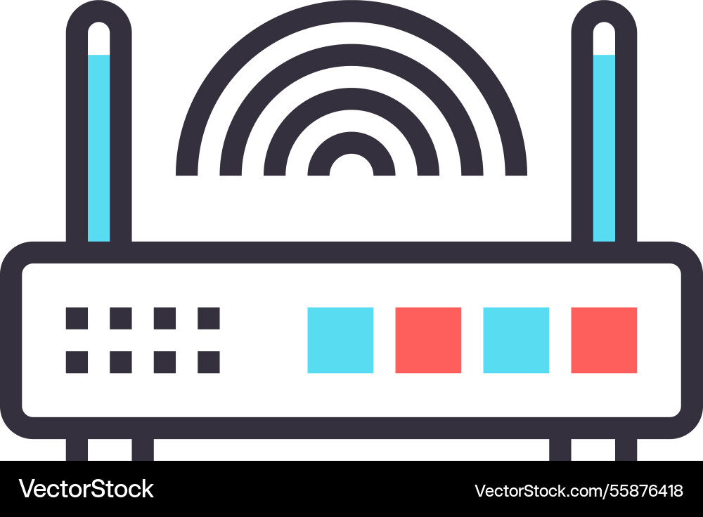 Local area network Royalty Free Vector Image - VectorStock