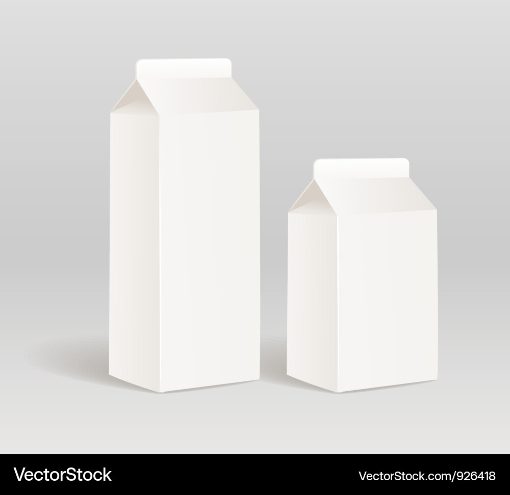 Milk Carton Template Vector Images (over 2,500)