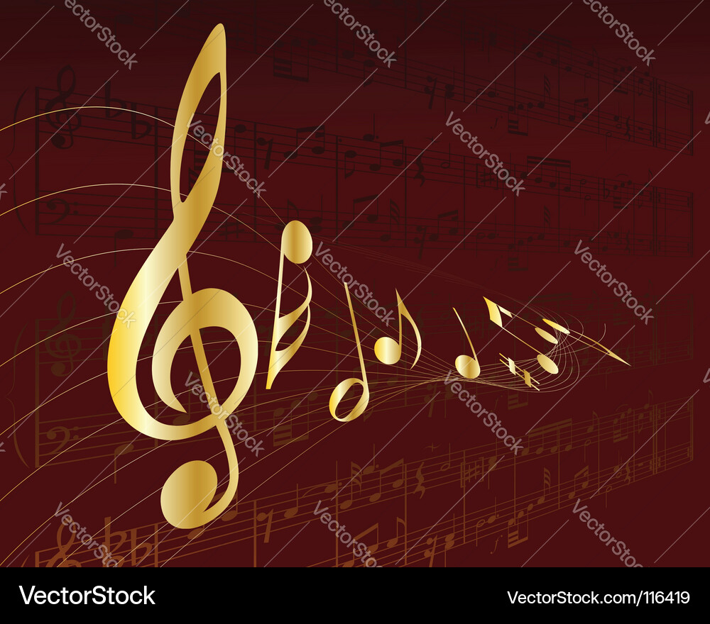 Musical notes Royalty Free Vector Image - VectorStock