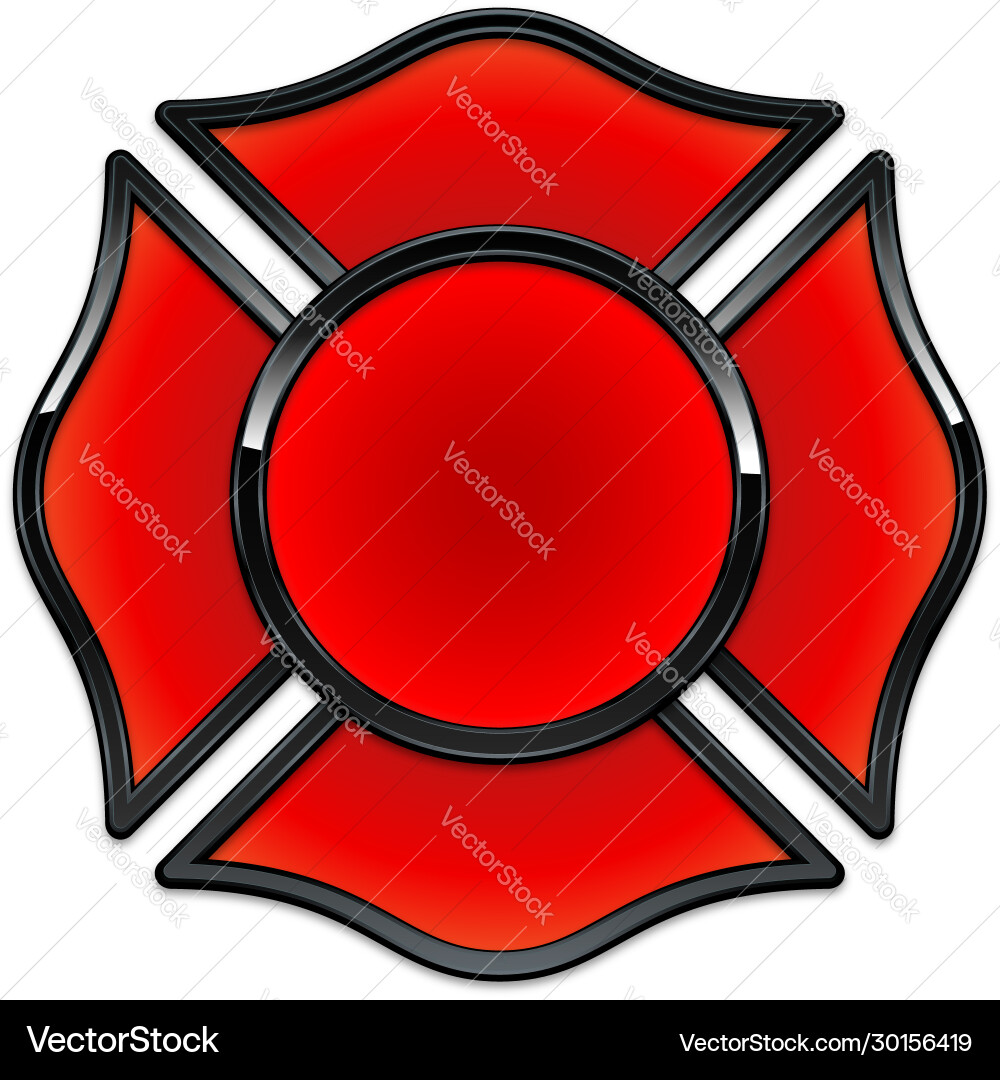 Red Fire Emblem Logo Royalty Free Vector Image