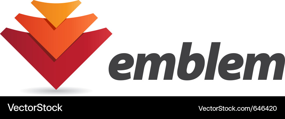 Three arrows logo Royalty Free Vector Image - VectorStock