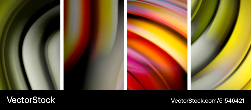 Blurred color line backgrounds Royalty Free Vector Image