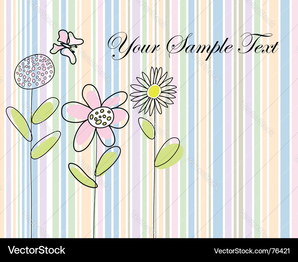 Festive card Royalty Free Vector Image - VectorStock