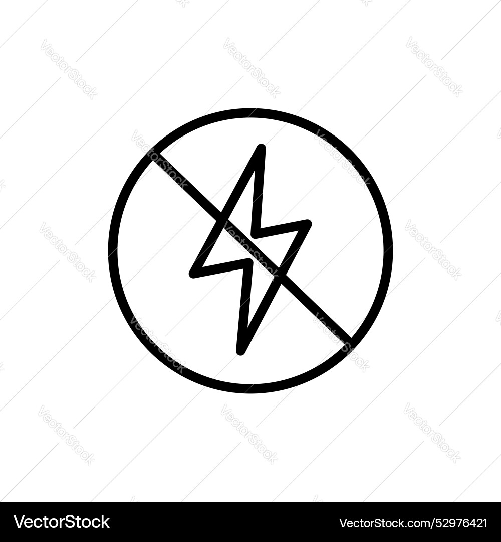 Flash off icon Royalty Free Vector Image - VectorStock