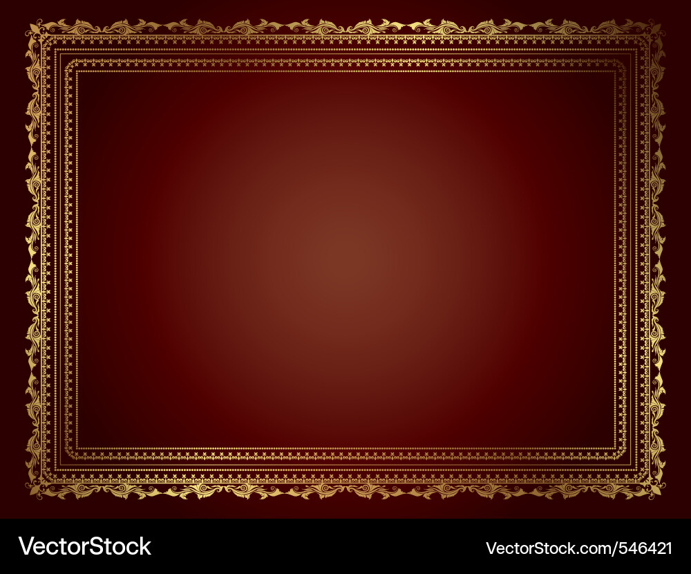 Luxury frame Royalty Free Vector Image - VectorStock