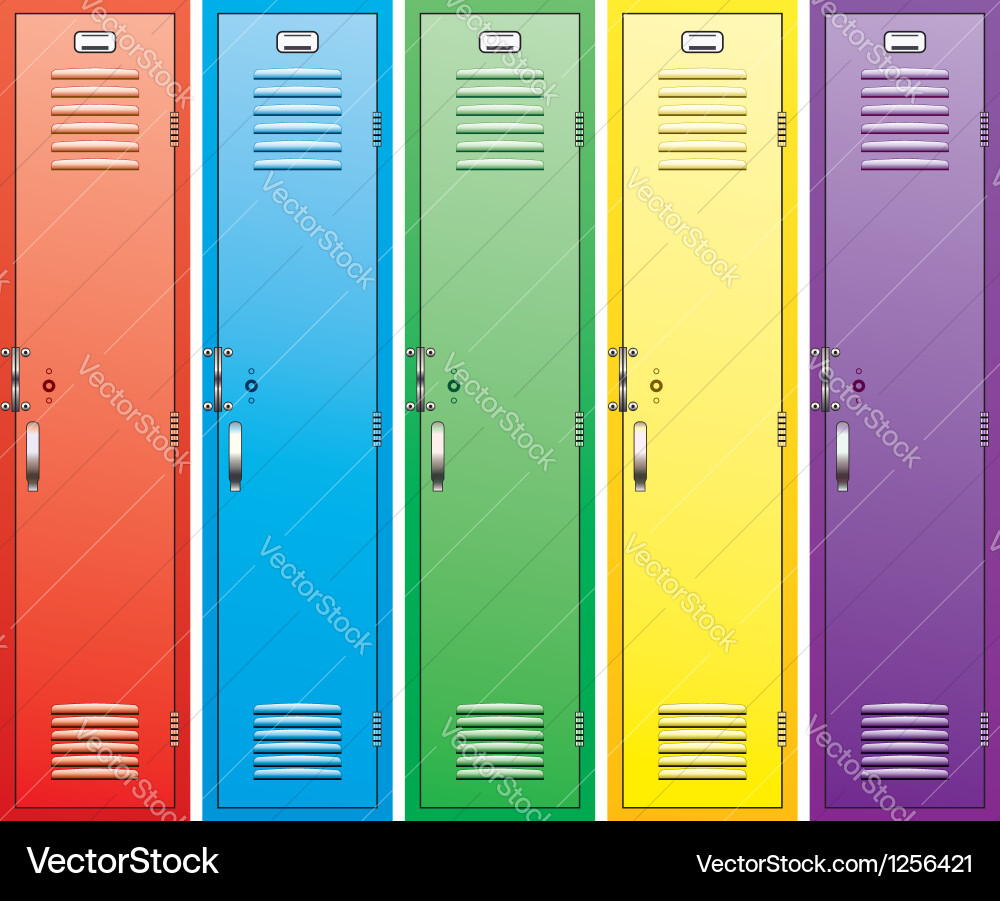 Red School Lockers Vector Images (over 600)