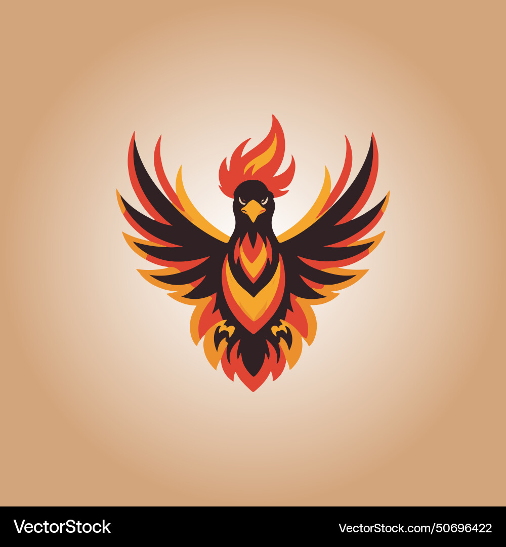 Logo phoenix design Royalty Free Vector Image - VectorStock