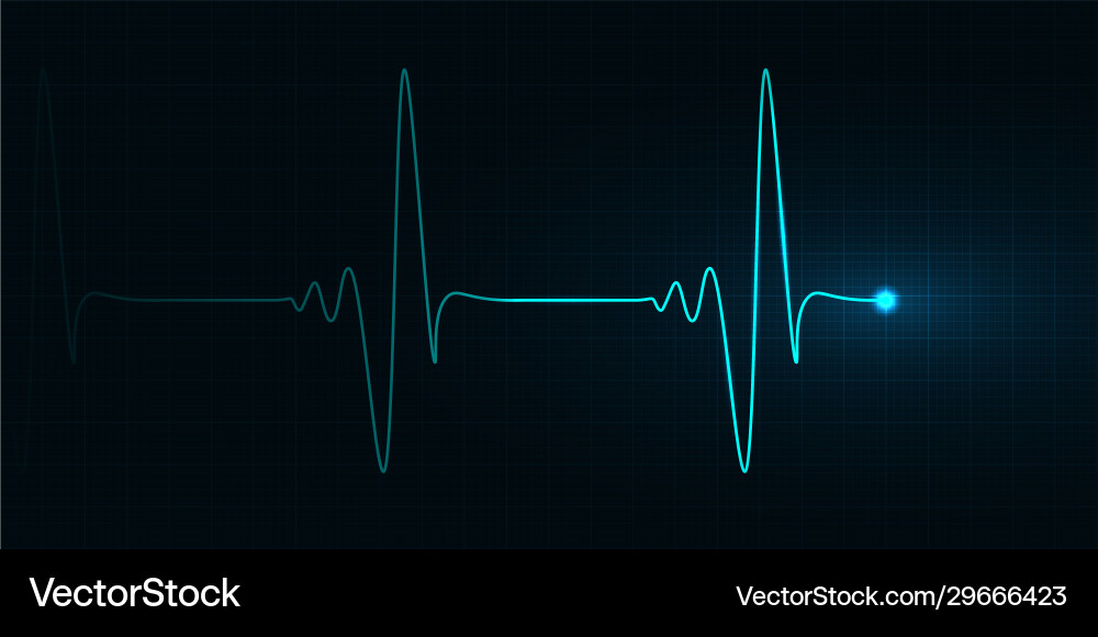 Kardiogramm Lizenzfreies Vektorbild - VectorStock