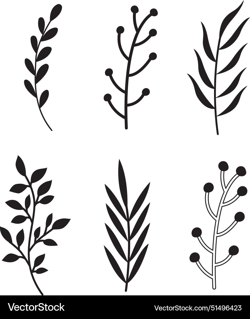 Minimalistic black and white Royalty Free Vector Image