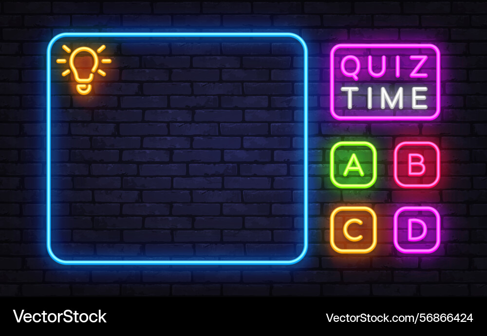 Creative quiz interface with left answer zone Vector Image