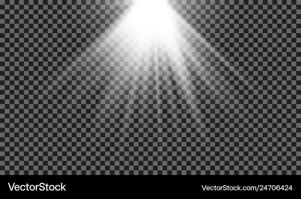 Spotlight light effect Royalty Free Vector Image