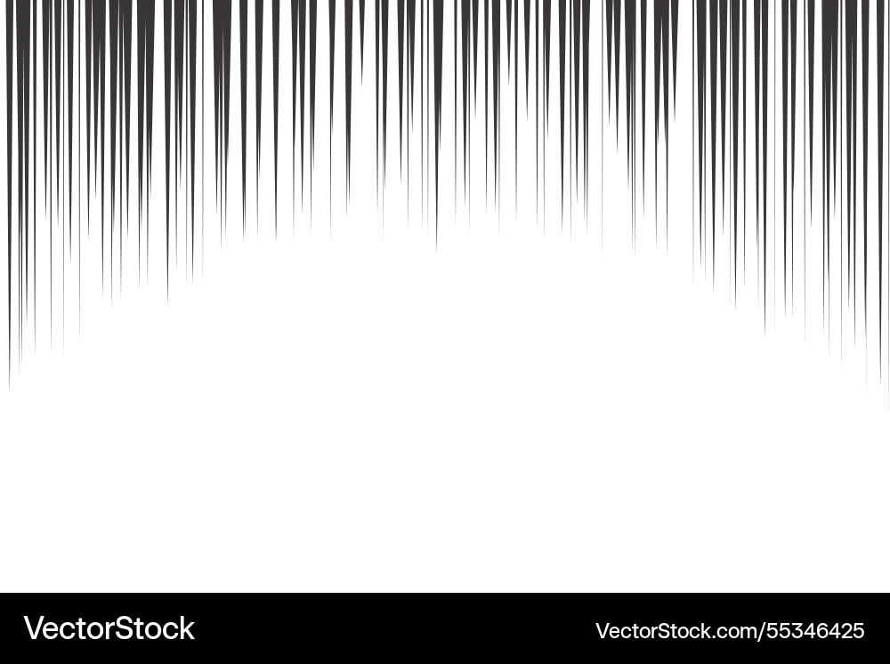 Vertical speed lines for comic manga book anime Vector Image