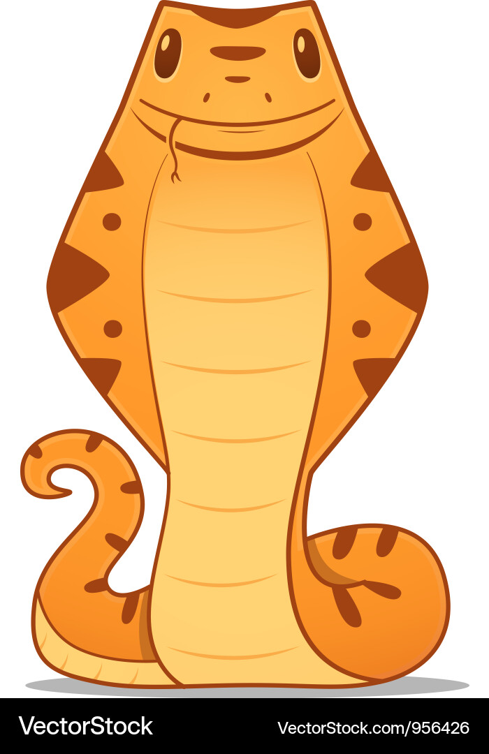 Cartoon snake Royalty Free Vector Image - VectorStock
