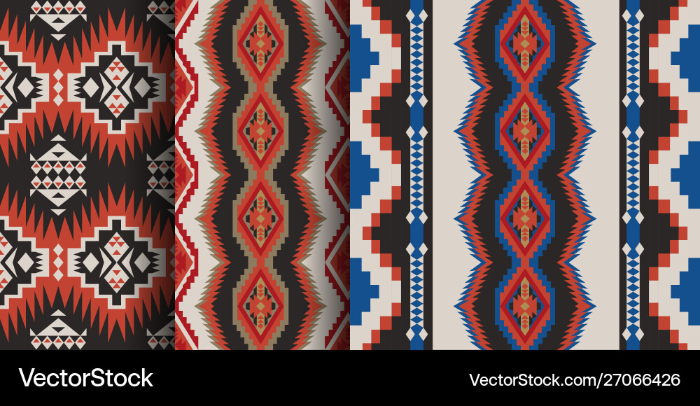 Native American Southwestern Patterns Royalty Free Vector