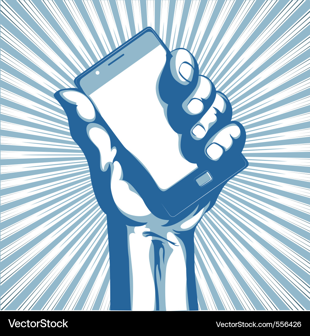 Smartphone Power Button Royalty Free Vector Image