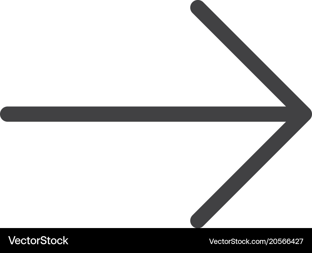 Arrow icon isolated perfect pixel with flat style Vector Image