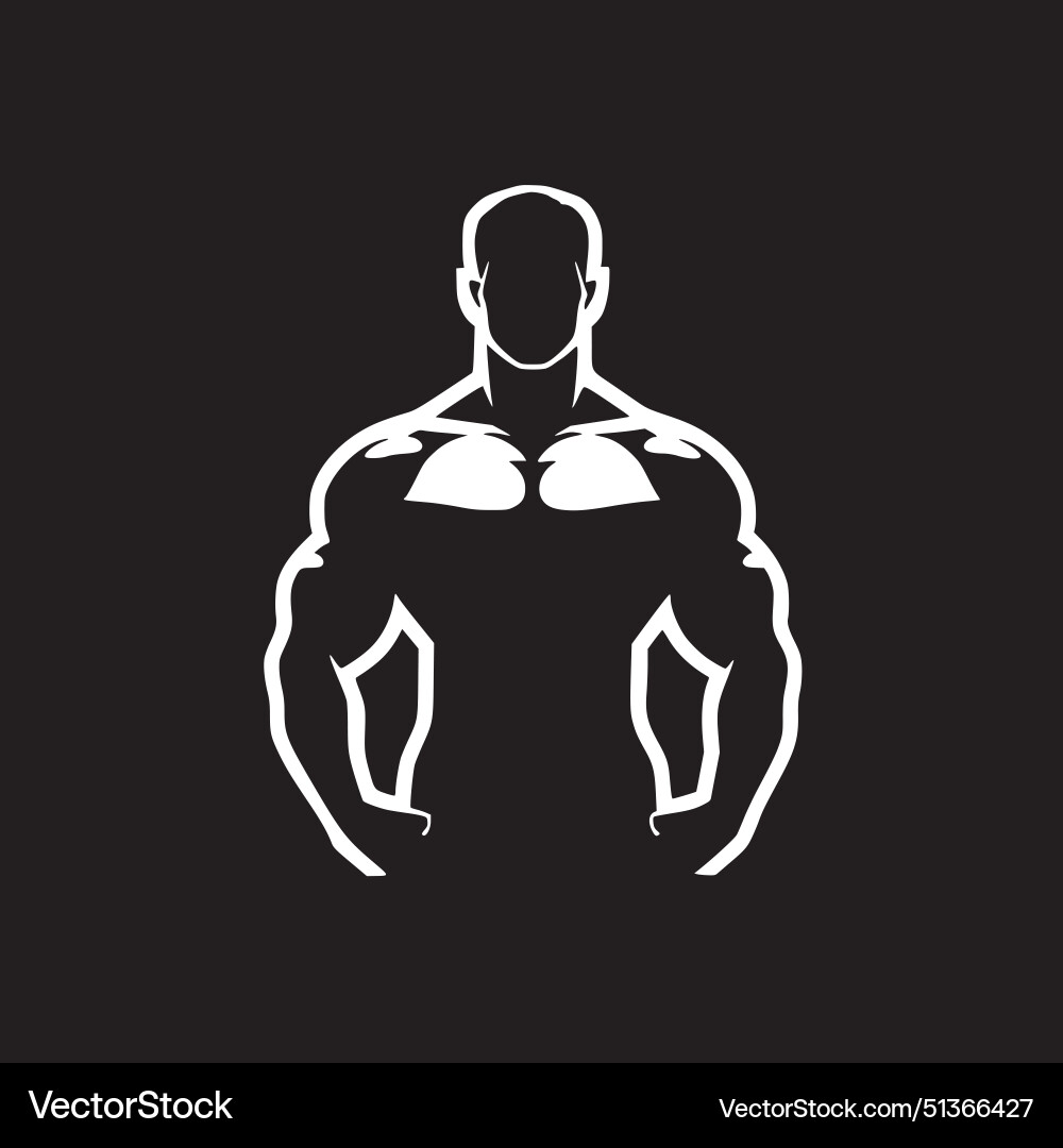 Gym - black and white isolated icon Royalty Free Vector