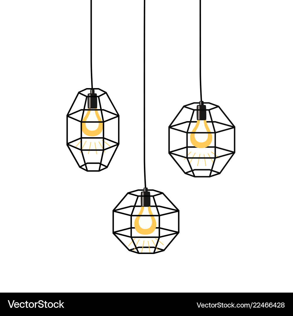 Hand drawn set of different geometric loft Vector Image