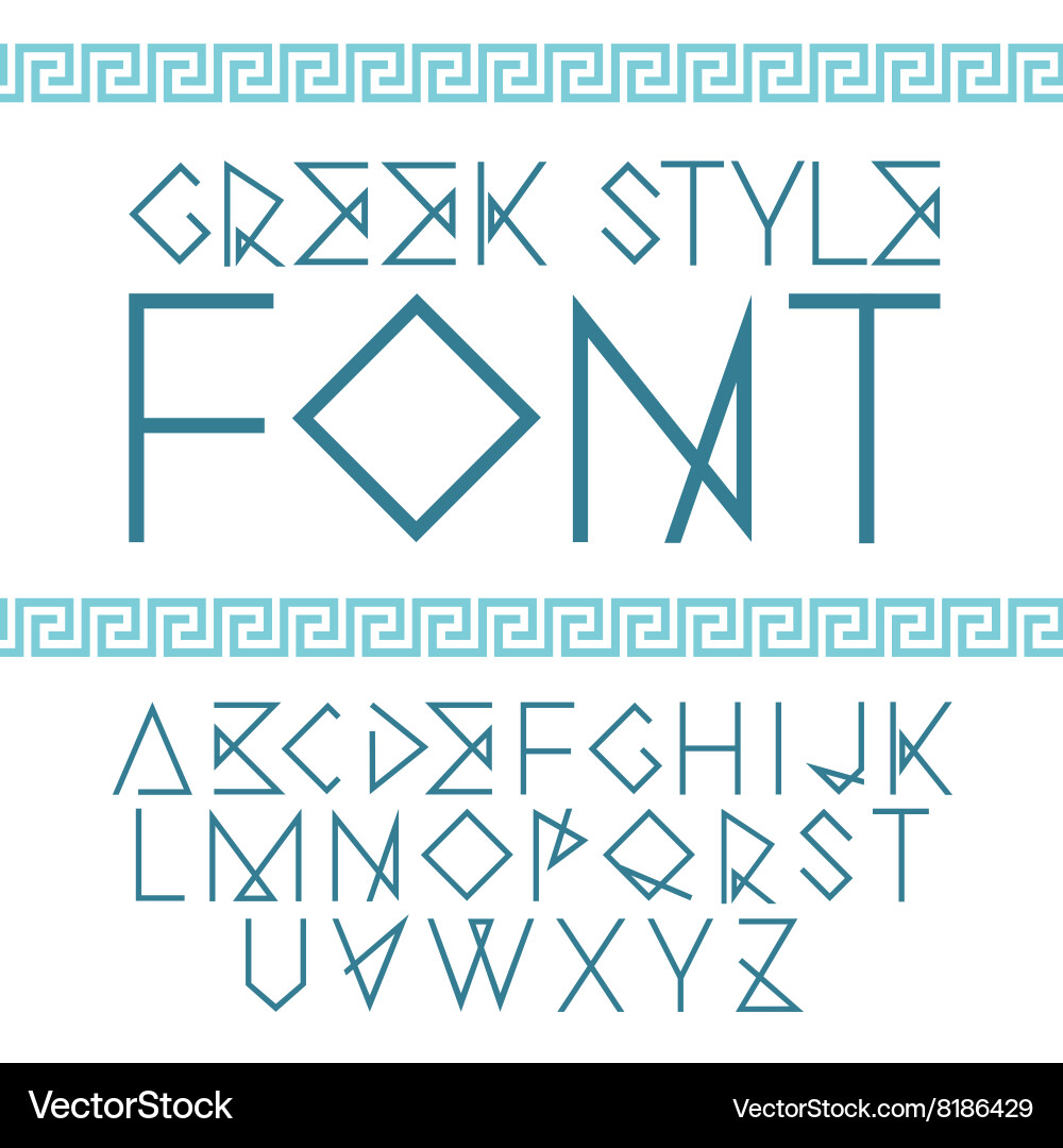 Greek Style Font Is There Any Black Letter Font For The Greek