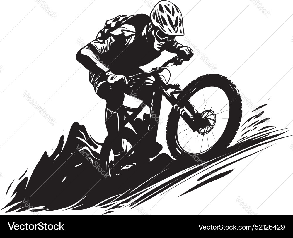 Vertical velocity mountain terrain emblem ascent Vector Image