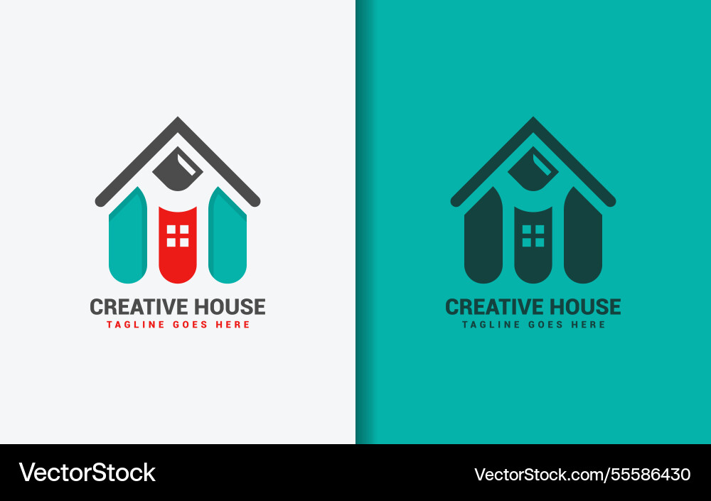 A minimalist logo featuring sharpened pencil Vector Image