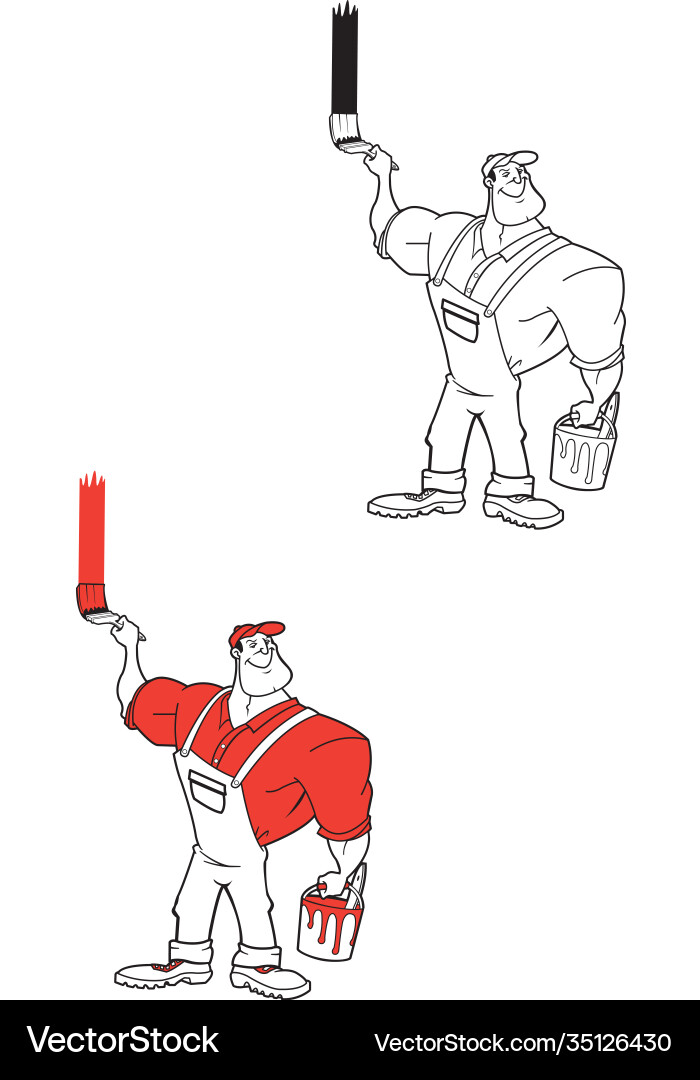 Painter Royalty Free Vector Image - VectorStock