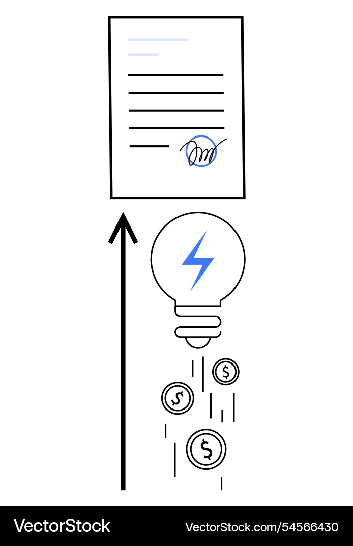 Pathway from innovation to success transforming Vector Image Pathway from innovation to success transforming Vector Image