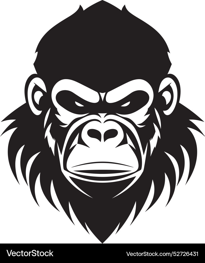 Gorilla adaptability surviving in changing Vector Image